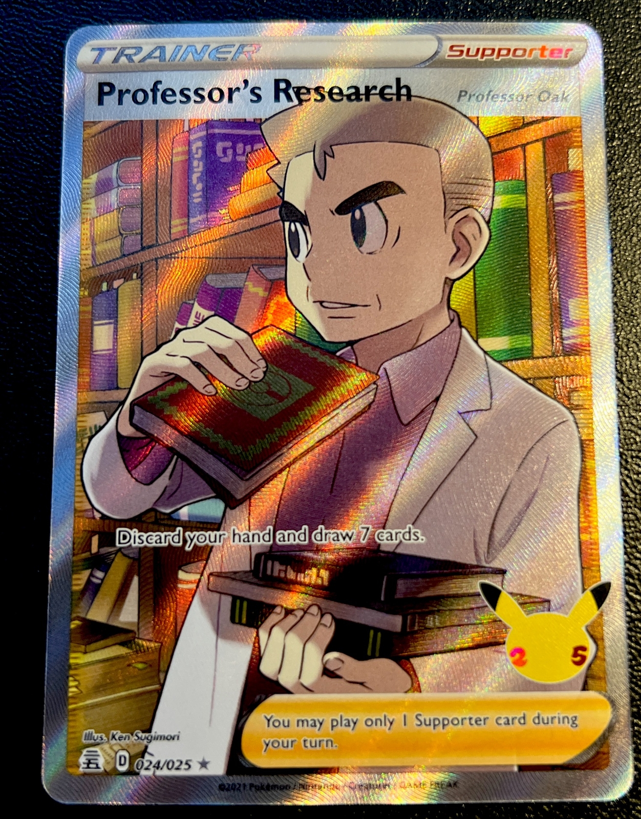 Professor's Research 024/025 NM Full Art Ultra Rare Celebrations ...