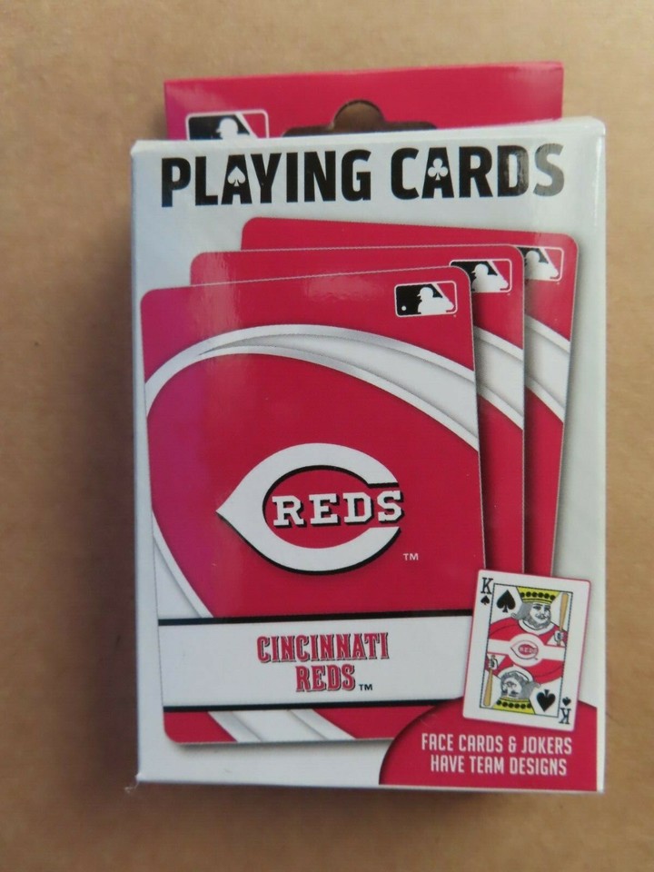 Cincinnati Reds Playing Cards. Full deck including Jokers Brand NEW MLB ...