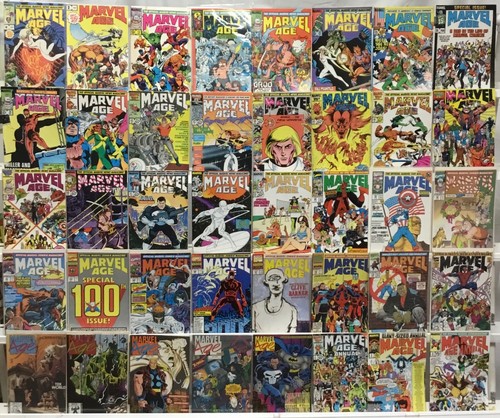 Marvel Comics Marvel Age Comic Book Lot of 40 Multiple Keys - Read Bio ...