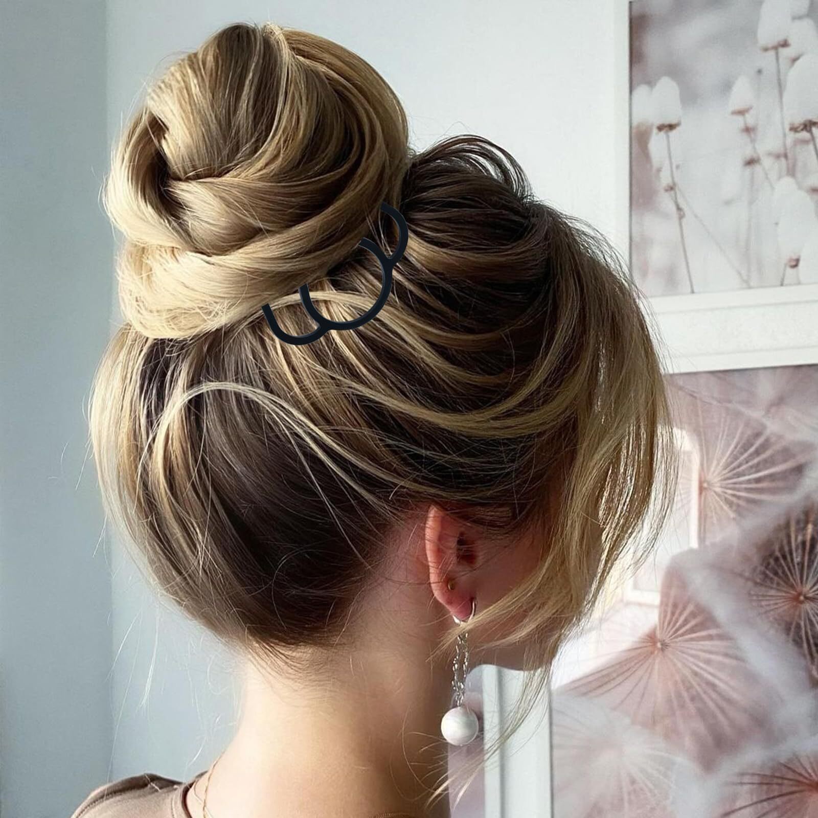 12 Pieces Hair Side Combs Metal Hair Fork Clip French Twist Comb Updo ...