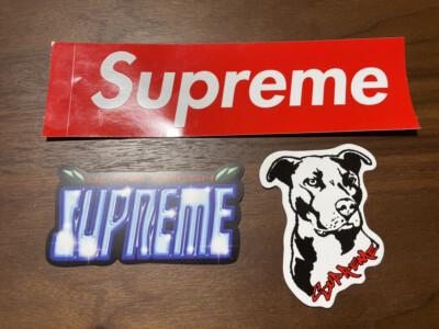 Supreme Official Sticker Set of 3! Novelty Not sales in Store Japan NEW ...