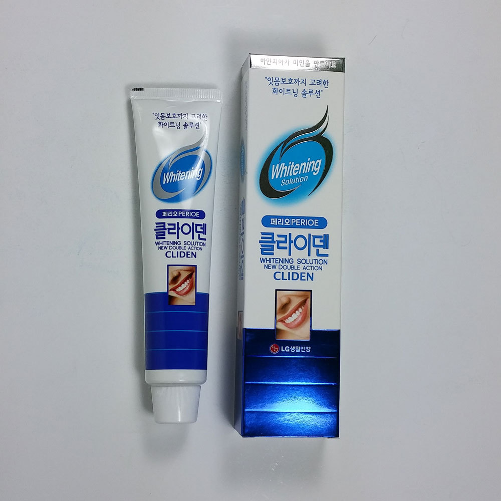 2ea Korea toothpaste 120g (4.23oz) PERIOE Cliden Oral care LG | eBay
