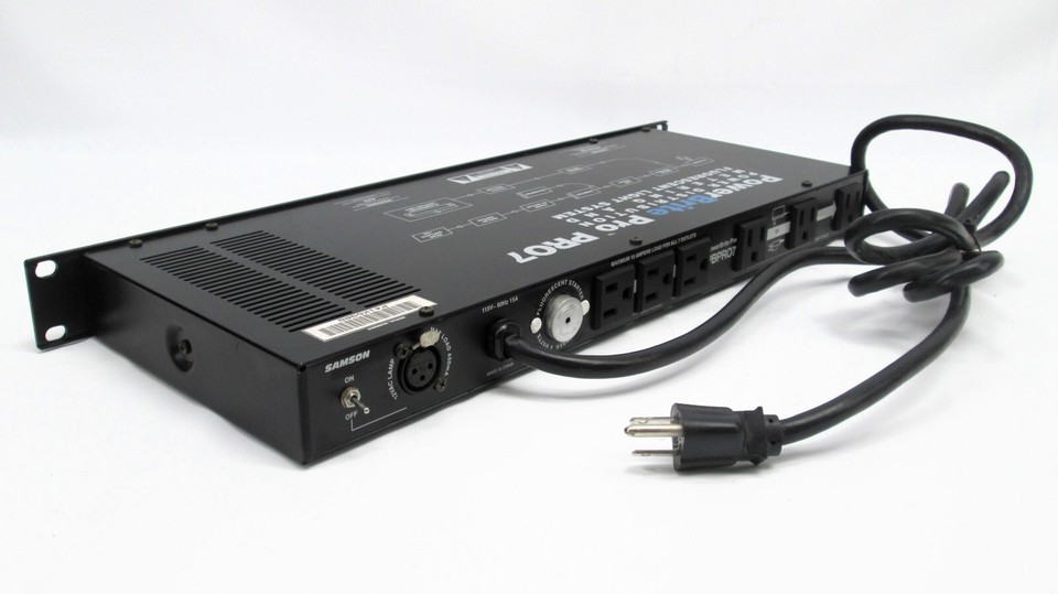 SAMSON POWER BRITE PRO7 Rack Mountable Power Conditioner & Rack Light ...