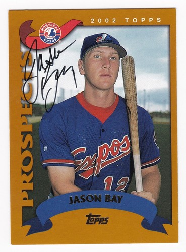 Jason Bay Autograph On A 2002 Topps - Montreal Expos | eBay