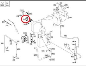 GENUINE Mercedes Actros MP4 Wiper Fluid Tank Screw Cap 9608690072 | eBay