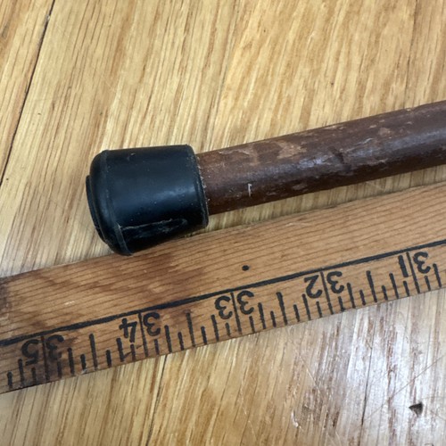 Antique Rustic Birch Walking Stick/Cane W/ Taxidermy Deer Hoof Top - 34 ...