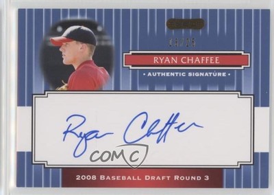 2008 Razor Signature Series Blue /25 Ryan Chaffee #163 | eBay