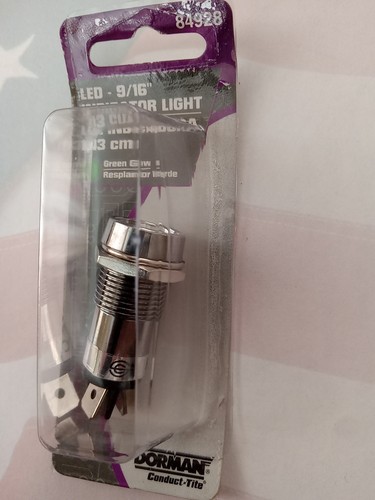 Multi Purpose LED Indicator Light Dorman 84928, Green Glow, fits 9/16 ...