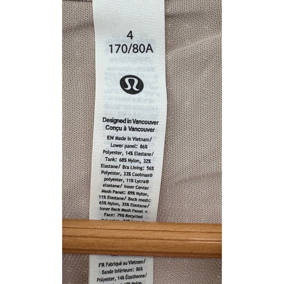 Lululemon Dress Tennis Scoop Neck Collegiate Women 4 Small White ...