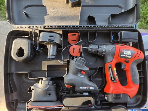 Black & Decker Fire Storm 12V Multi-Tool Drill Jig Saw Sander Drill Set | eBay