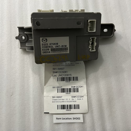 07 08 09 MAZDA CX-7 BODY CONTROL MODULE COMPUTER BCM BCU | eBay