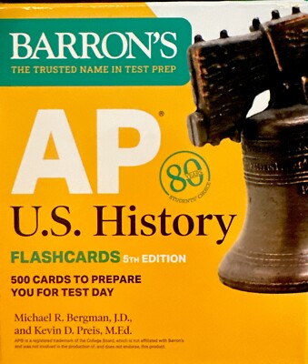 Barron's AP Prep Ser.: AP U. S. History Flashcards : Up-to-Date Review ...