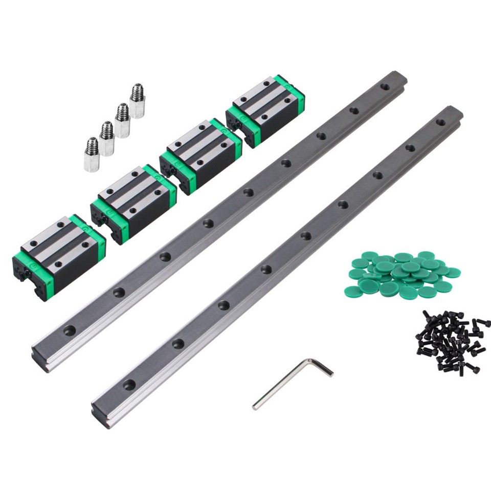 HGR20 HGR25 Linear Rail 200mm-2000mm & Blocks+SFU1605 BallScrew BK/BF12 ...