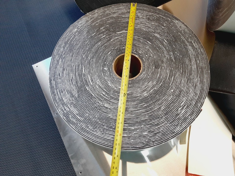 125"x4.9"x152' Roll Gaska V710/V700 PVC foam sealing tape adhesive ...