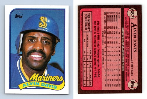 Alvin Davis - Mariners #687 Topps 1989 Baseball Trading Card | eBay