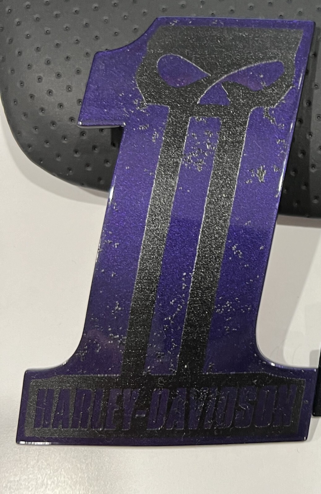 Custom metal tank emblems, Harley #1 badges with willie g | eBay