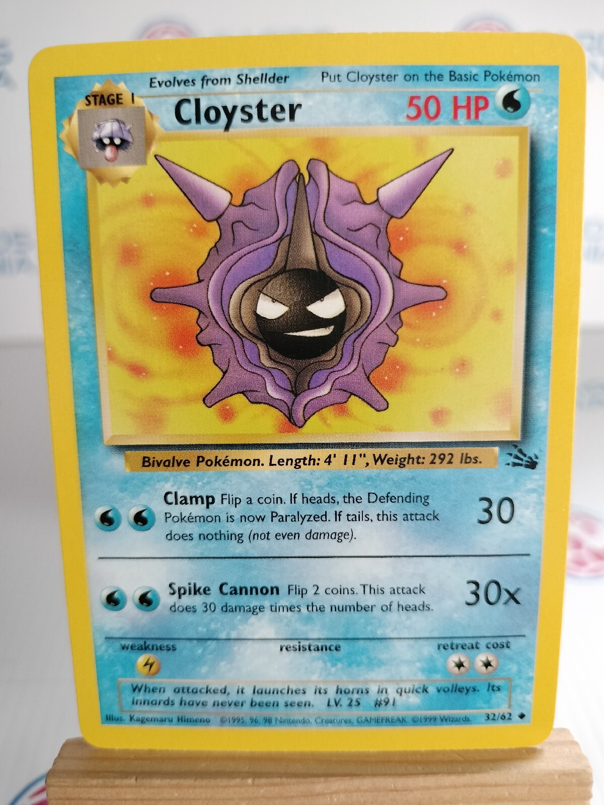 Cloyster Pokemon Card