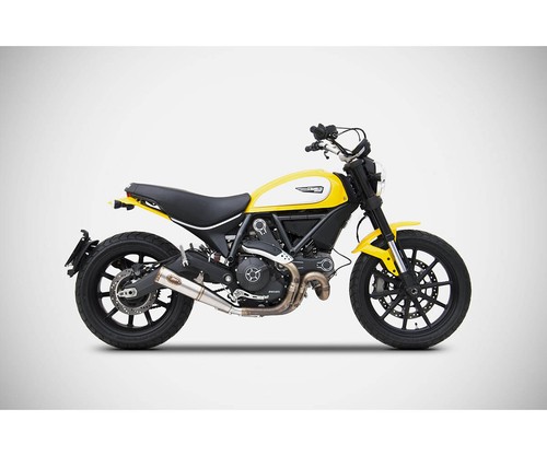Pots D'echappement ZARD ZDU781S10SBO INOX E3 DUCATI SCRAMBLER 800 2015 ...