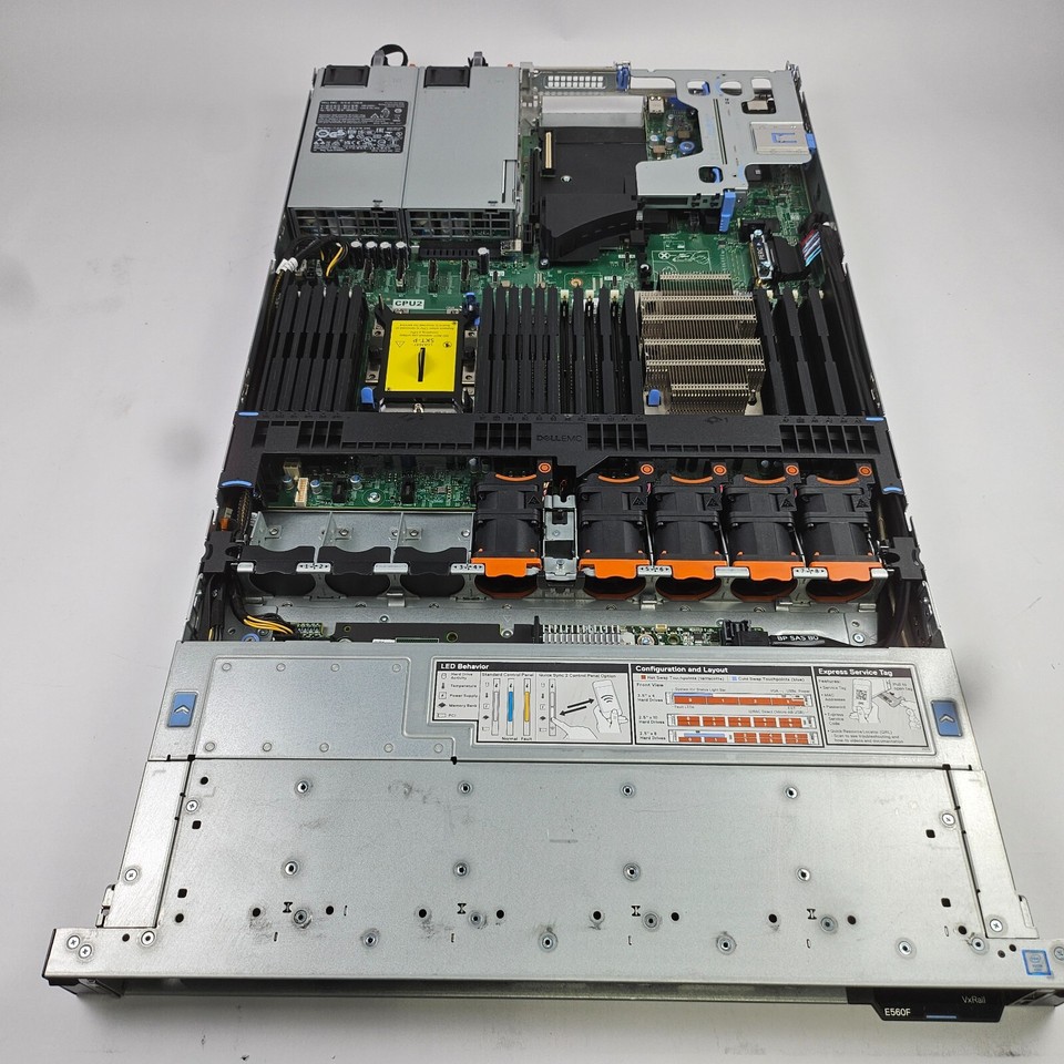 Dell poweredge R640 VXRAIL-E560F-H28RR, 1 h/s, 5fans, Idrac 9, 2X1100W ...