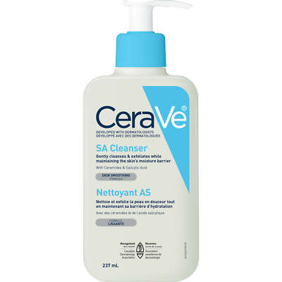 CeraVe Salicylic Acid Cleanser Gentle Exfoliator Maintaining Skin 237ml ...