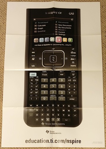 Texas Instruments TI-nspire Double Sided Poster - NEW | eBay