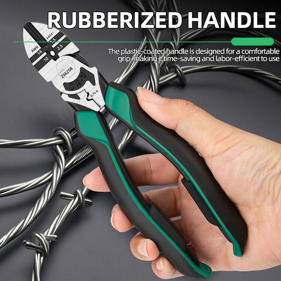 Hardware Tools Multifunctional Wire Cutters Sharp Nose Pliers 6 Inch ...