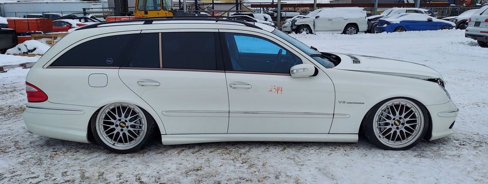 2004 MERCEDES E55 AMG WAGON W211 HOOD SCOOP AIR DUCT BAFFLE TRIM COVER ...