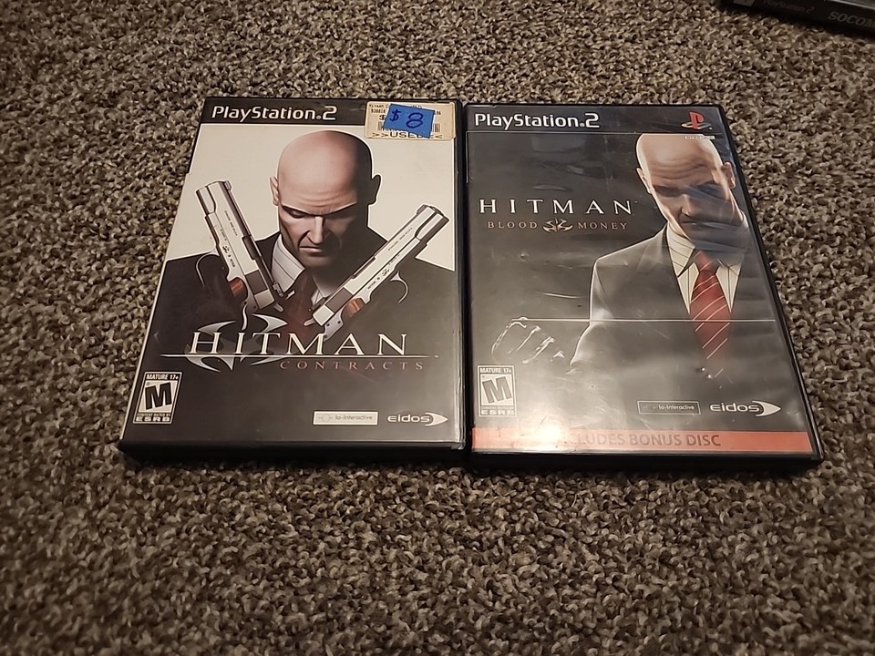 Hitman PS2 Bundle: Blood Money / Contracts -TESTED AND WORKING ...