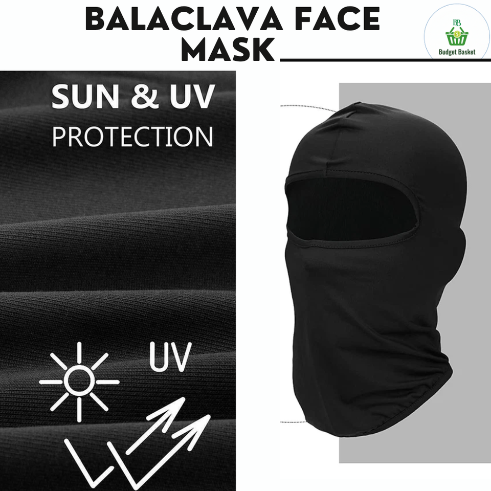 Balaclava Face Mask UV Protection Breathable Polyester Neck Gaiter for ...