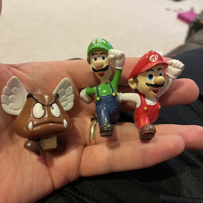 Super mario Sonic Olympics Brothers goomba luigi pvc figures ko bootleg ...