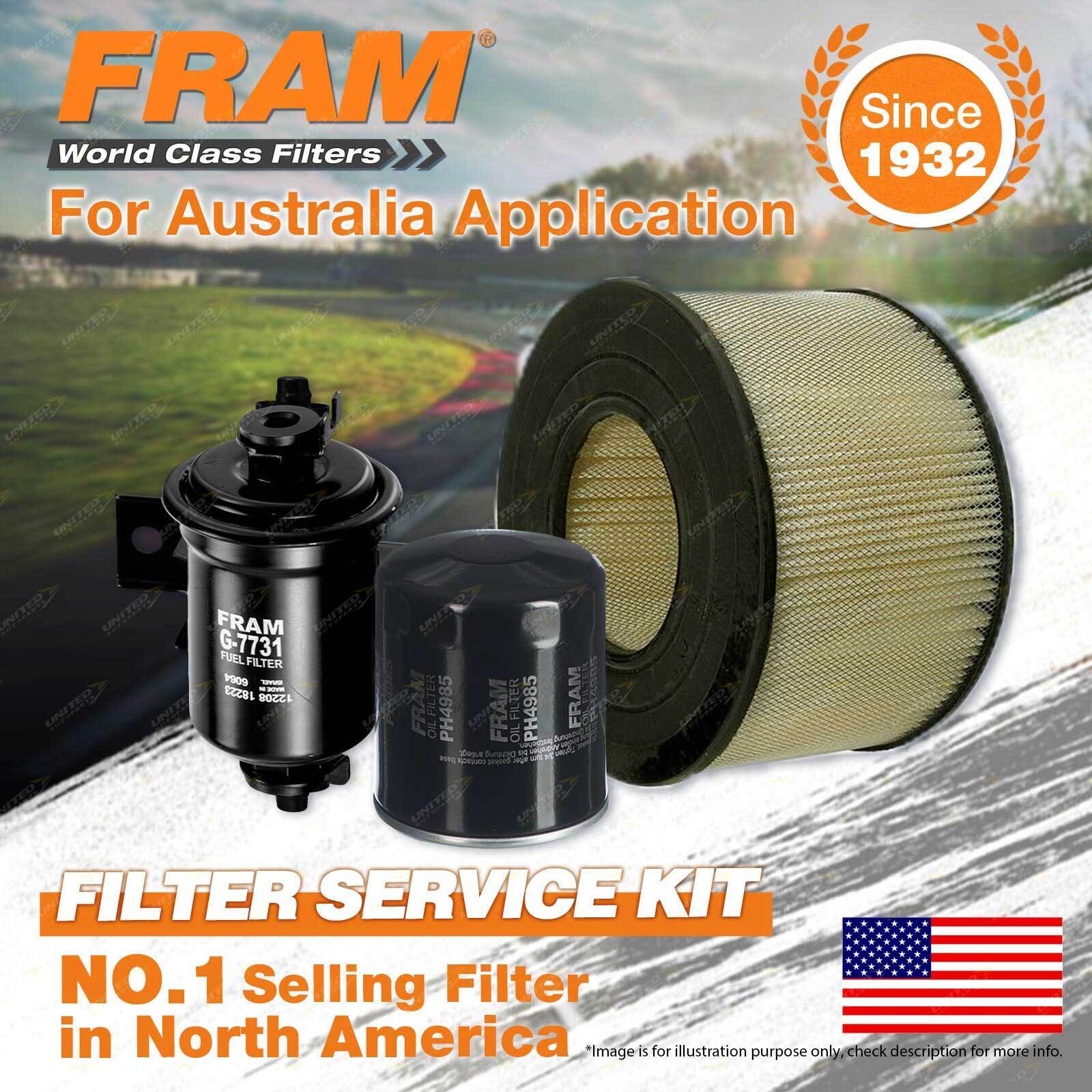 Fram Oil Air Fuel Filter Service Kit for Toyota Landcruiser FZJ70 FZJ75 ...