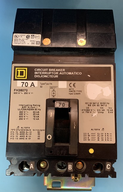 Square D FH36070 Industrial Control System for sale online | eBay