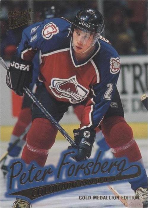 1996-97 Fleer Ultra - Peter Forsberg #G-35 Gold Medallion for sale ...