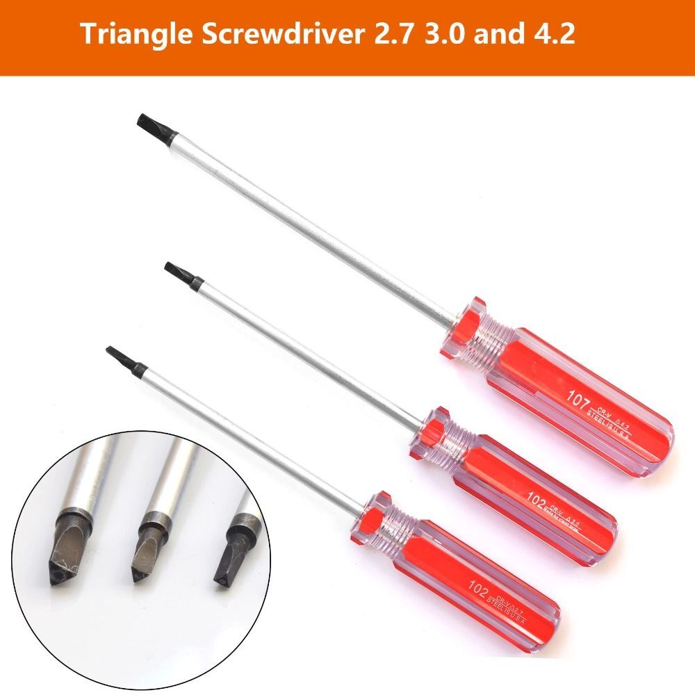 Metal Triangle Screwdrivers Set Triangle Screws Driver Tool Toy Repair ...