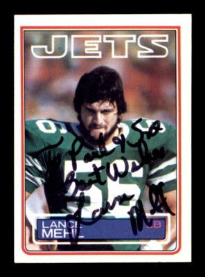 1983 Topps - Lance Mehl - On Card Autograph | eBay