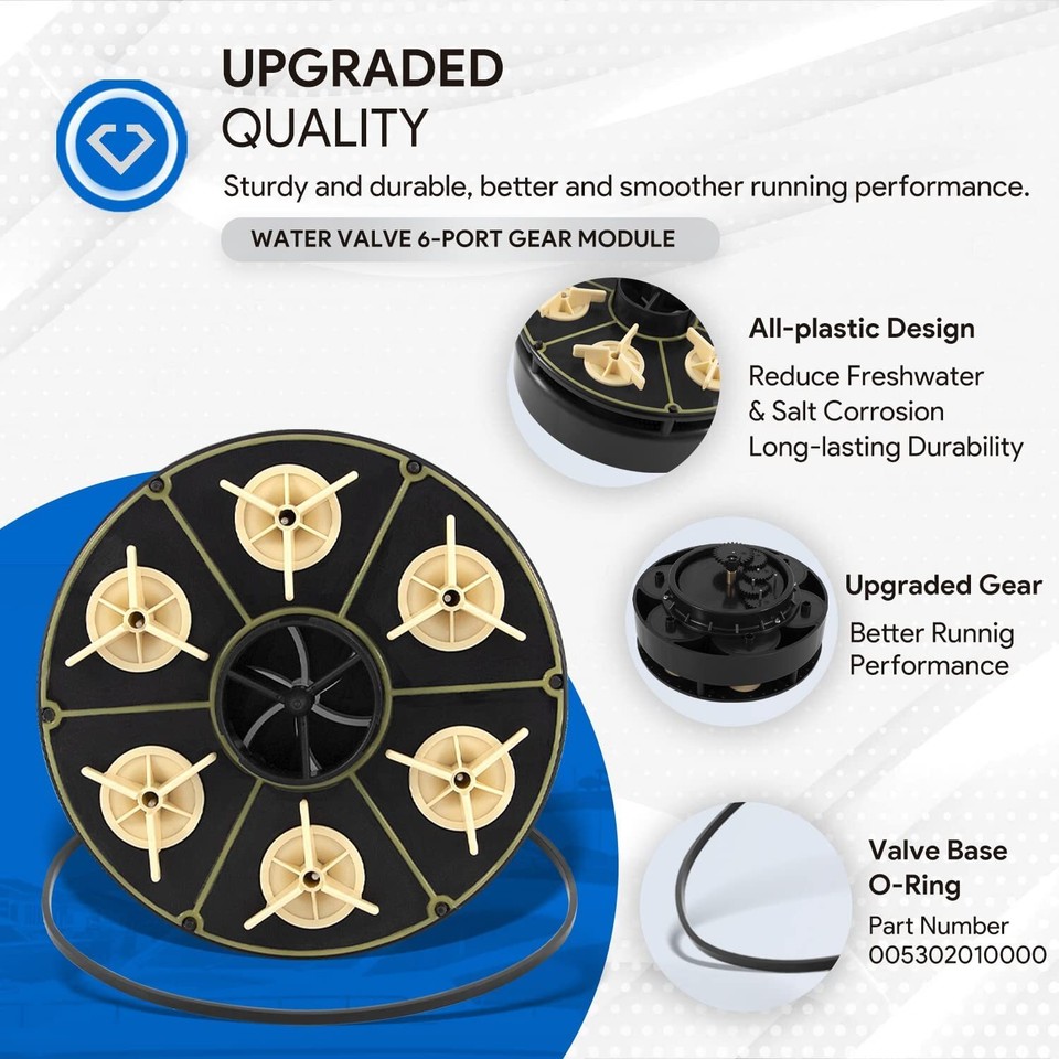 6 Port Module Water Valve with Valve Shell O-ring for Paramount 004-302 ...