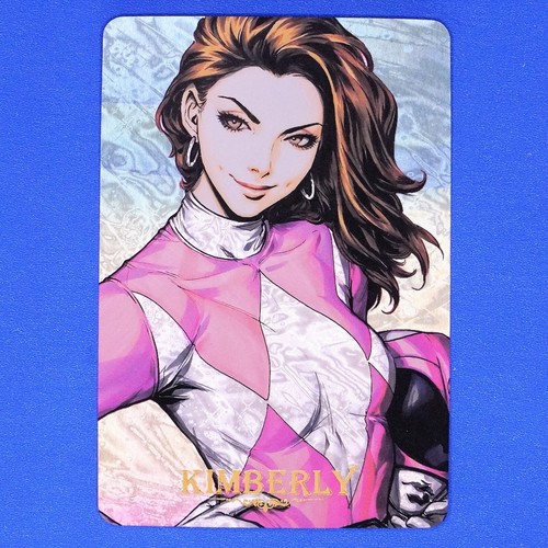 Kimberly Pink Power Rangers Laser Engraved Holo Foil Character Art ...