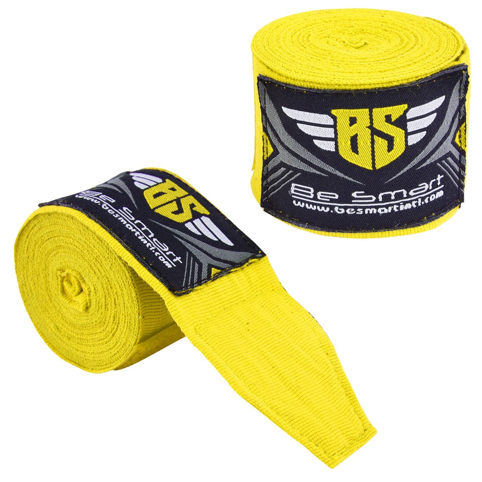 Hand Wraps Bandages Fist Boxing Inner Gloves Mitts MMA Cotton Pair ...
