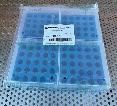 SP Bel Art Sciencware Polypropylene Freezer Boxes 25 Place (4 ...