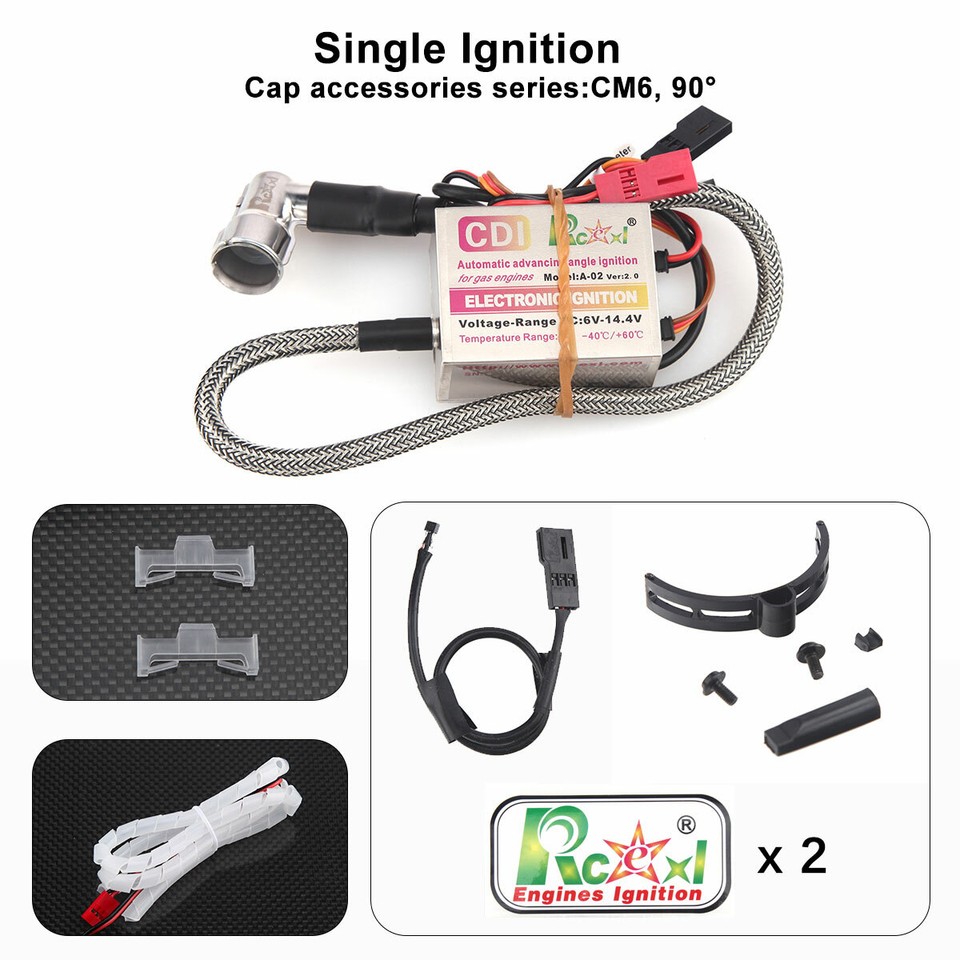 Automatic Single Ignition CDI RCEXL Universal Hall Sensor for RC Model ...