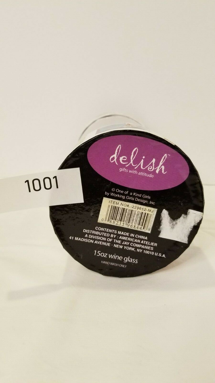 Delish "Cheers" 15 oz Hand Painted Wine Glass multicolored | eBay