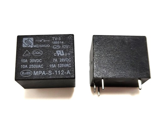 MPA-S-112-A 12VDC General Purpose Relay 10A 250VAC 4 Pins x 10PCS NEW ...