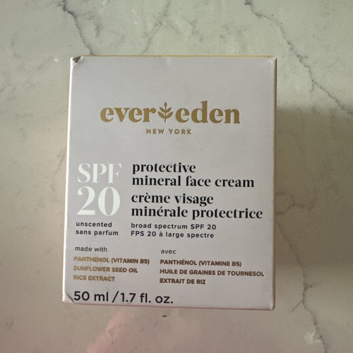 Ever Eden Kids Protective Mineral Face cream spf 20 1.7oz bb 11/2026 | eBay