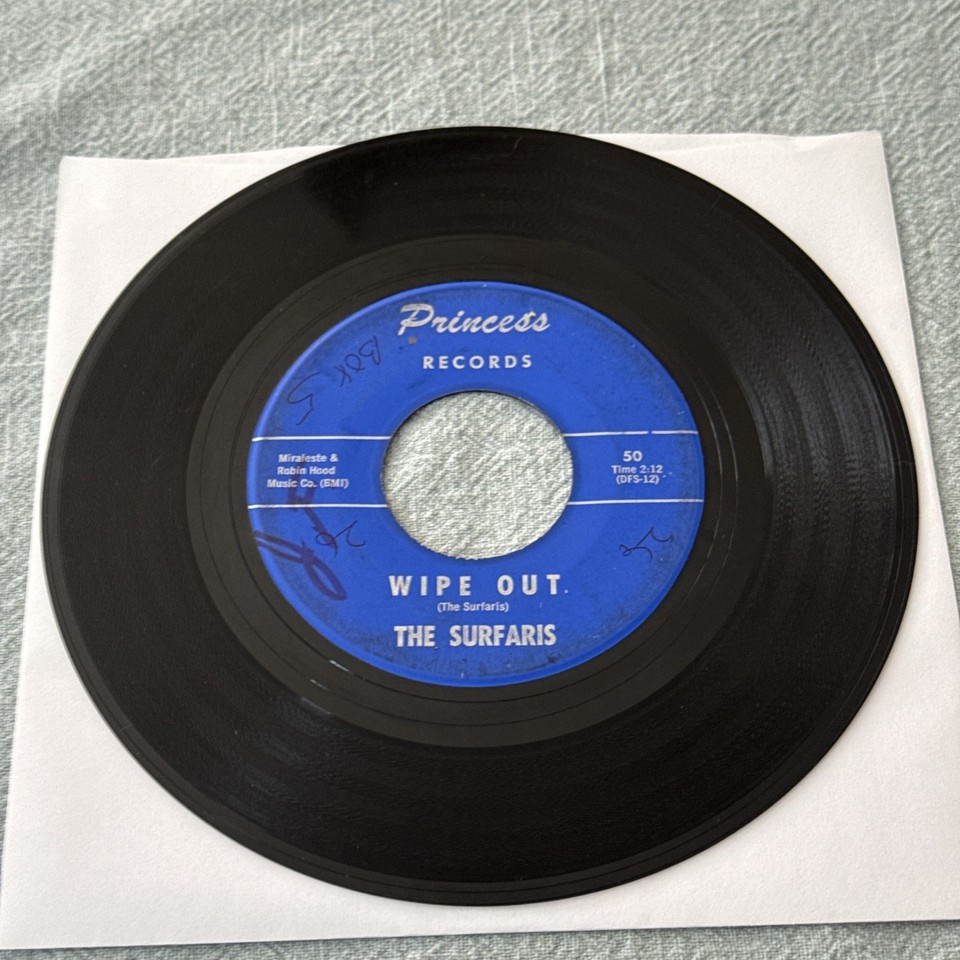 Surf/Rock 45 SURFARIS Surfer Joe/Wipe Out PRINCESS Rare! | eBay