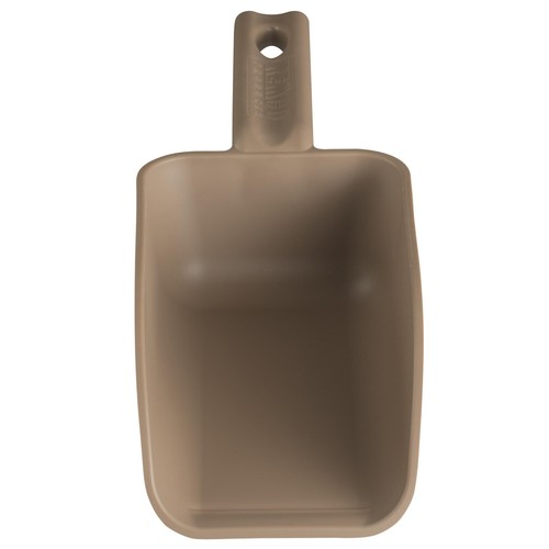 640066 Large 32 Ounce Brown Plastic Hand Scoop BPA-Free Food-Safe ...