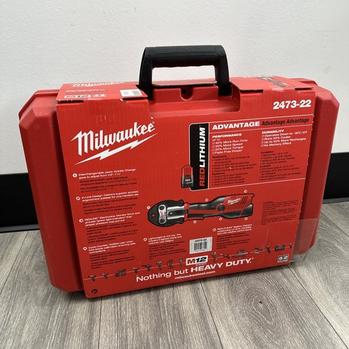 Milwaukee 2473-22 M12 Force Logic 1/2 in- 1 in. Cordless Press Tool Kit ...