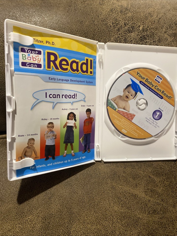 Your Baby Can Read Vol 1 DVD Early Language Development System Mint ...