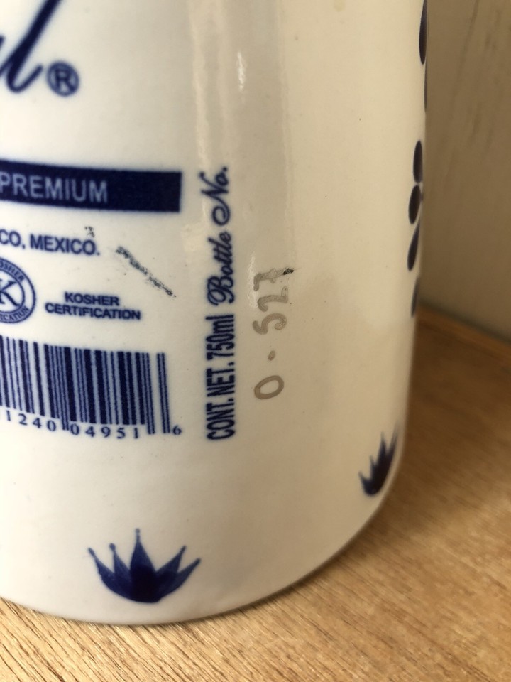 Clase Azul Reposado Tequila Talavera Pottery Hand Painted 750 ml Empty ...