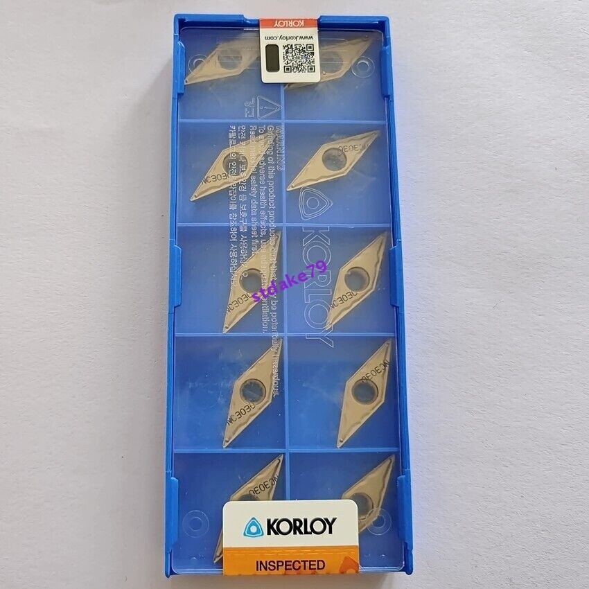 VCMT160404-HMP NC3030 VCMT221 KORLOY CNC TOOL Carbide Inserts Original ...