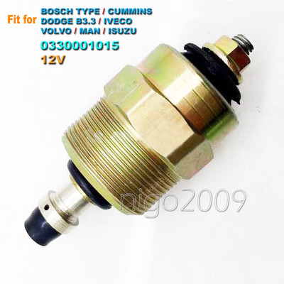 12V Hydraulic Pump Solenoid Valve 0330001015 12V Fit for Cummins Diesel ...